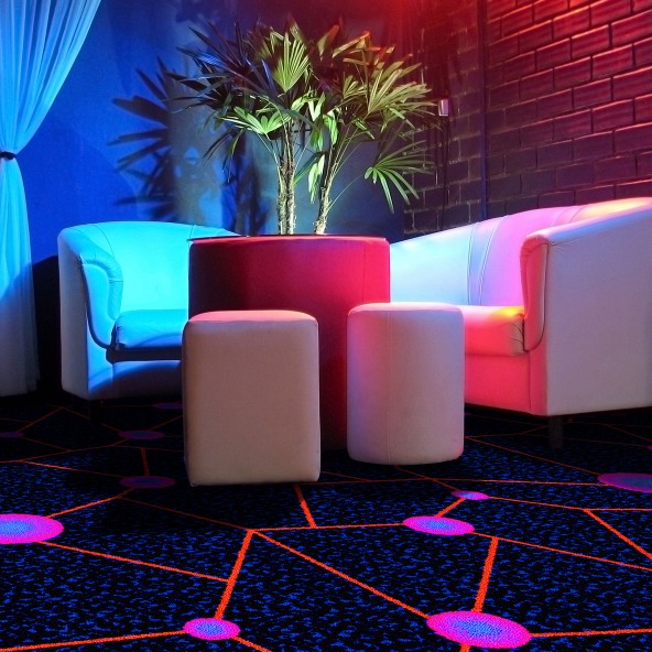Tectonic Fluorescent Tile Carpet Tile - Joy Carpets