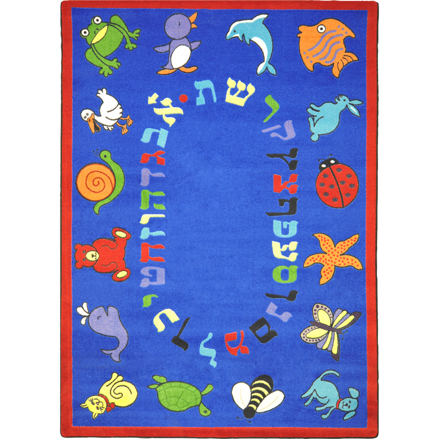 ABC Animals (Hebrew Alphabet) Rug - Joy Carpets