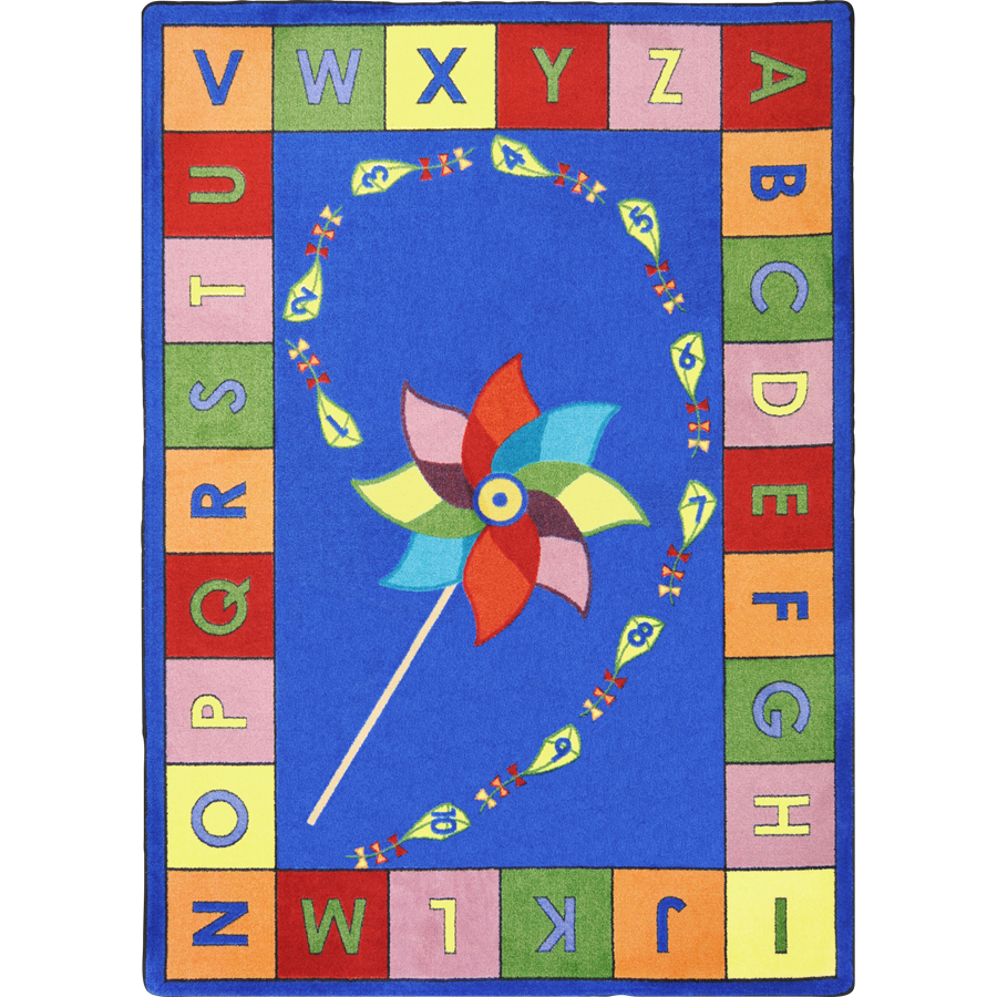 Alphabet Pinwheel Rug - Joy Carpets